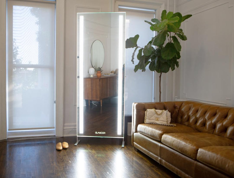 GLAMCOR | Lighted Vanity Full Length Dressing Mirror FORTUNE & FAME