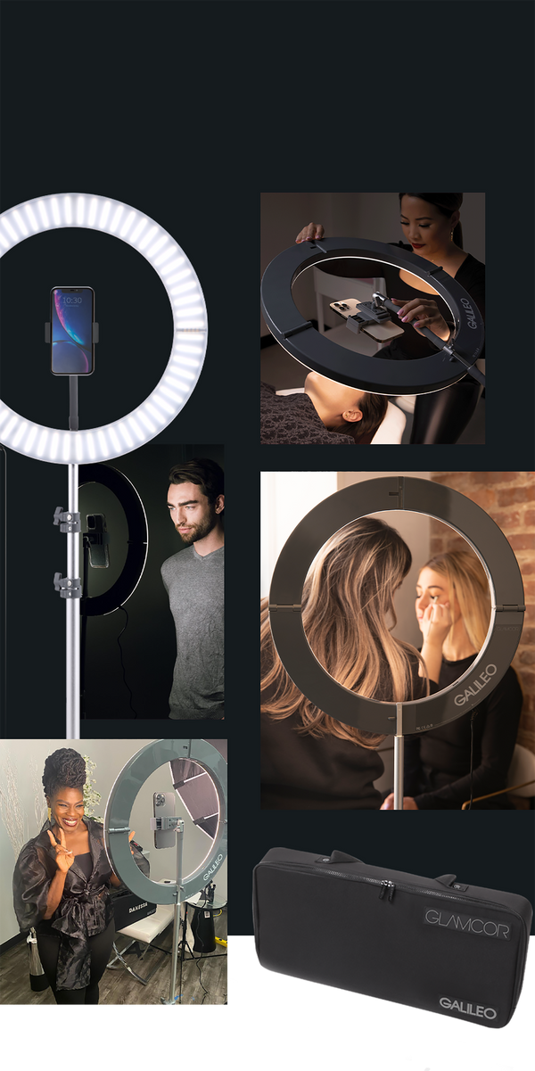 GLAMCOR | GALILEO LED Pro Ring Light Kit | Brightest Tool for Content ...