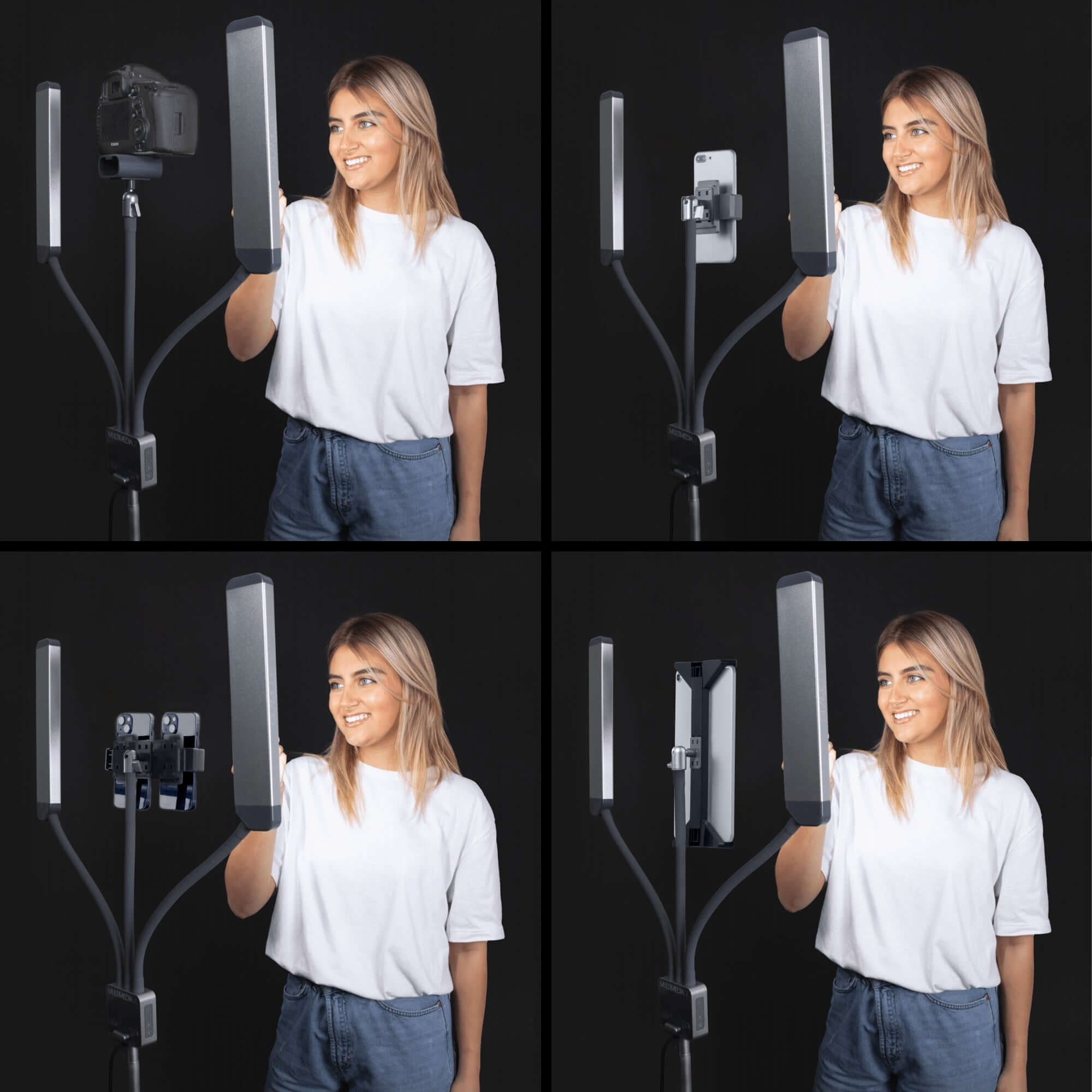 MULTIMEDIA X | Content Creator & Beauty Light Kit | GLAMCOR