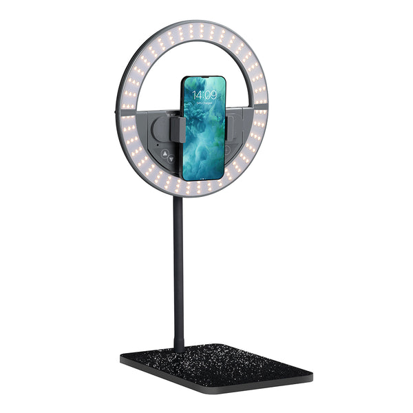 GLAMCOR Acrylic Table Base for SUNRISE ring Light – Stable and Safe ...