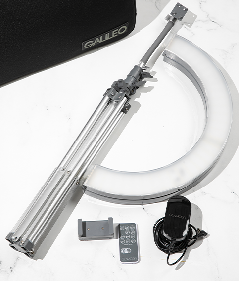 GLAMCOR | GALILEO LED Pro Ring Light Kit | Brightest Tool for Content ...