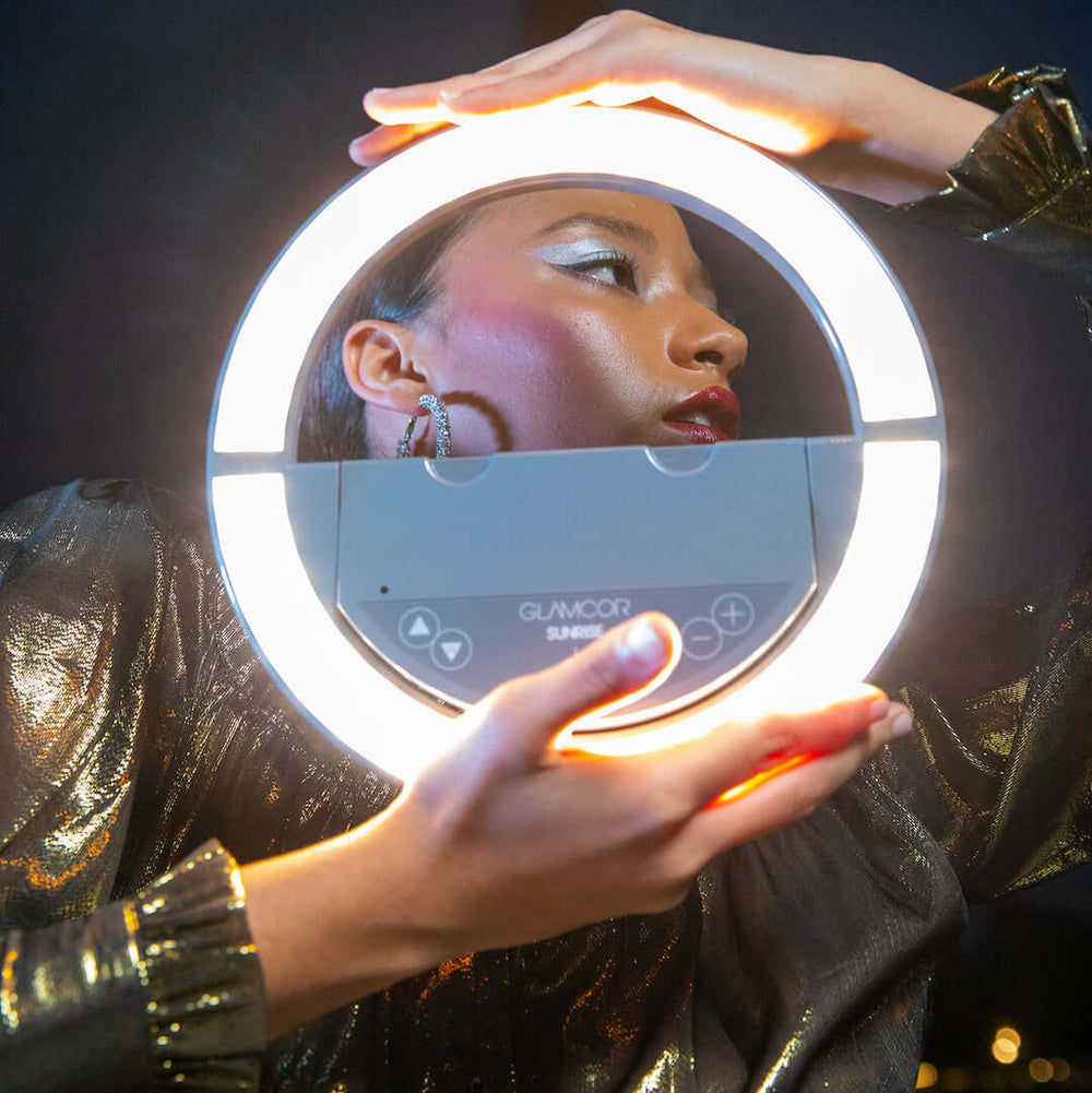 Top Rated Foldable Ring Light Kit w/ Stand & Phone Clip | SUNRISE