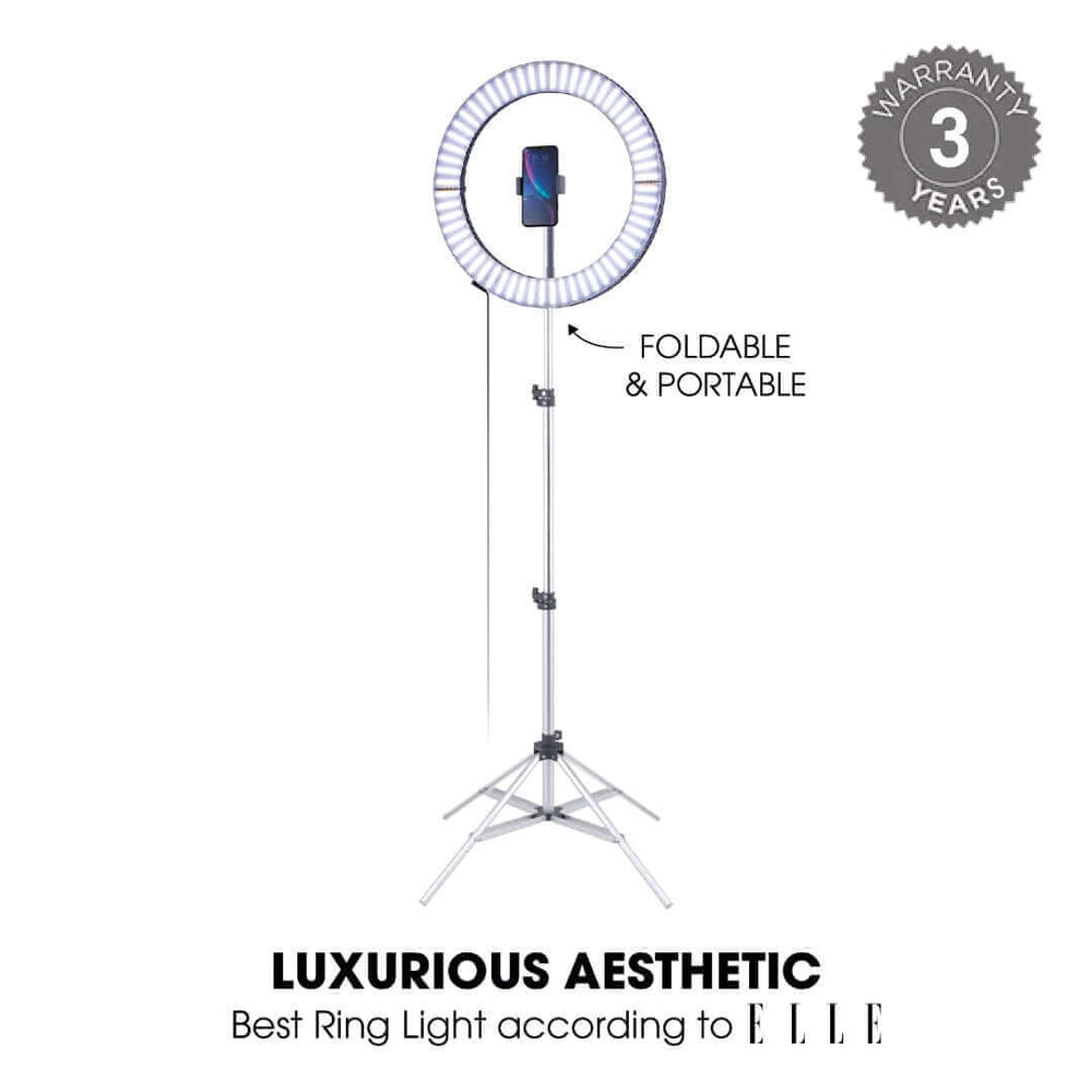 GALILEO Pro Kit Foldable & Portable Pro Ring Light with Phone Holder ...